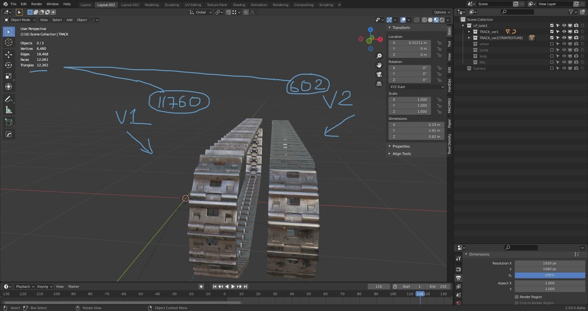 3D model Sci-Fi Tank 1 VR / AR / low-poly | CGTrader