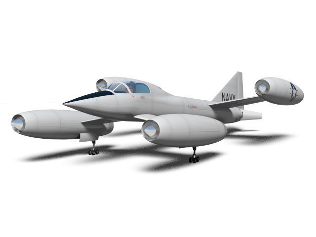 avro canada ts-140 3D model | CGTrader