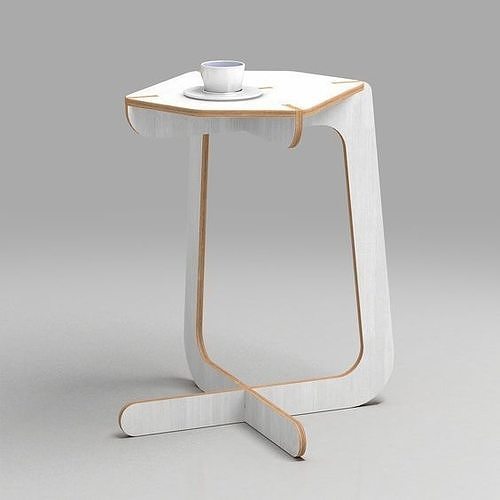 CNC coffe table 3D model | CGTrader