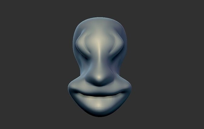 Smile Face 3d Model 3D model 3D printable | CGTrader
