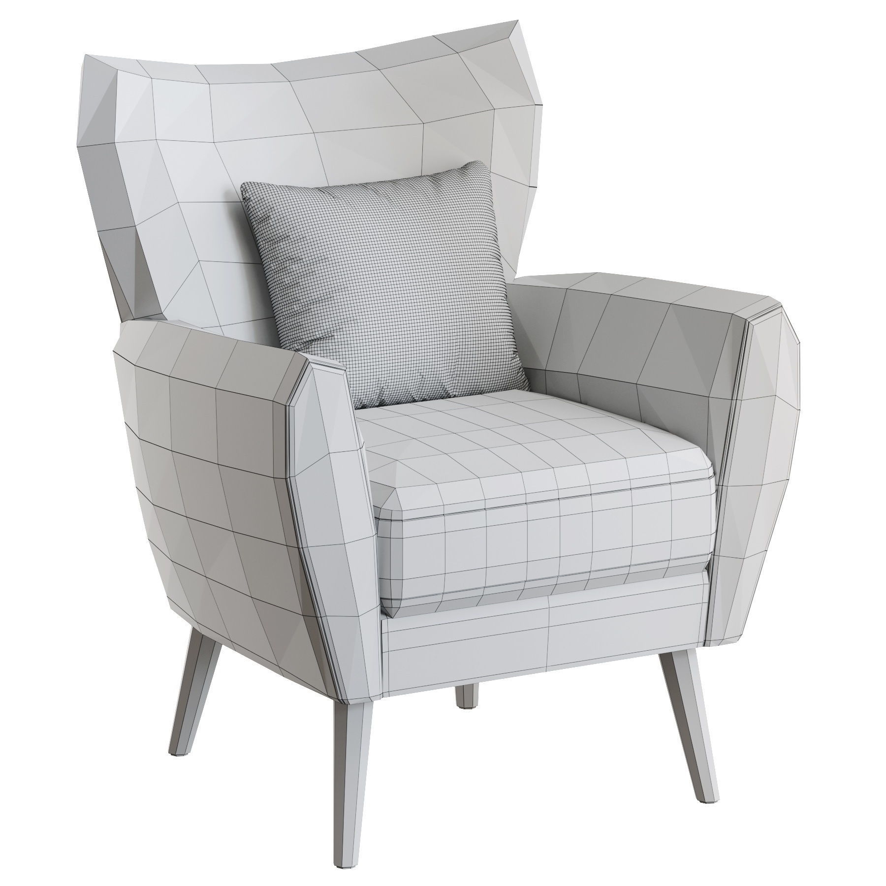 Next Wilson Accent Chair 3D model | CGTrader