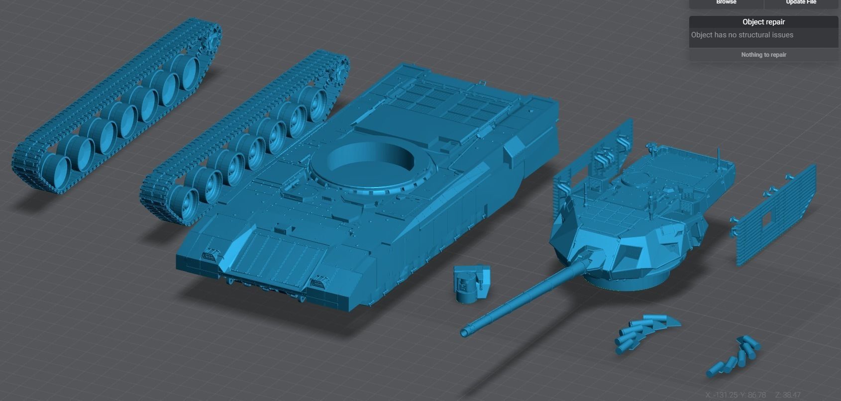 T14 Armata Scale model 3D model 3D printable | CGTrader