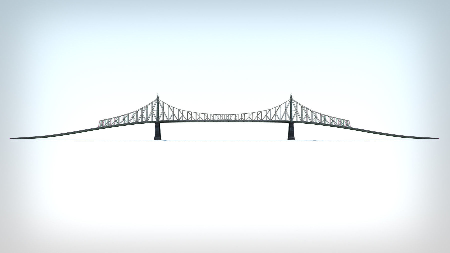 3D model Bridge low poly detailed VR / AR / low-poly | CGTrader