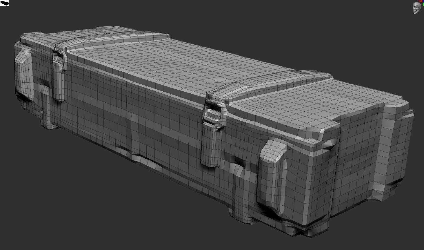 3D model Military wooden army box VR / AR / low-poly | CGTrader