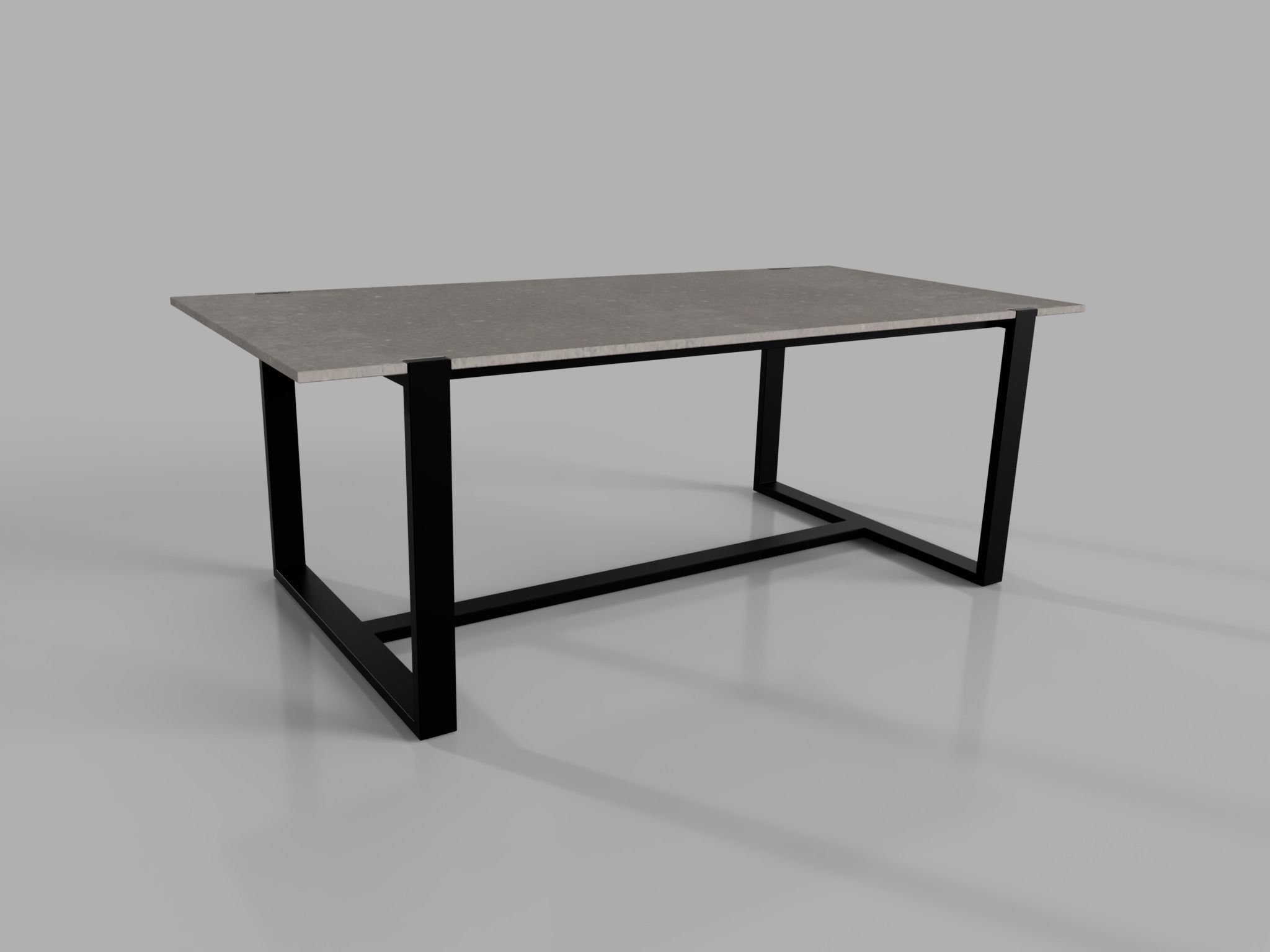 RH Parker Outdoor Dining Table 3D model | CGTrader