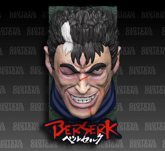BERSERK Guts 3D model | CGTrader