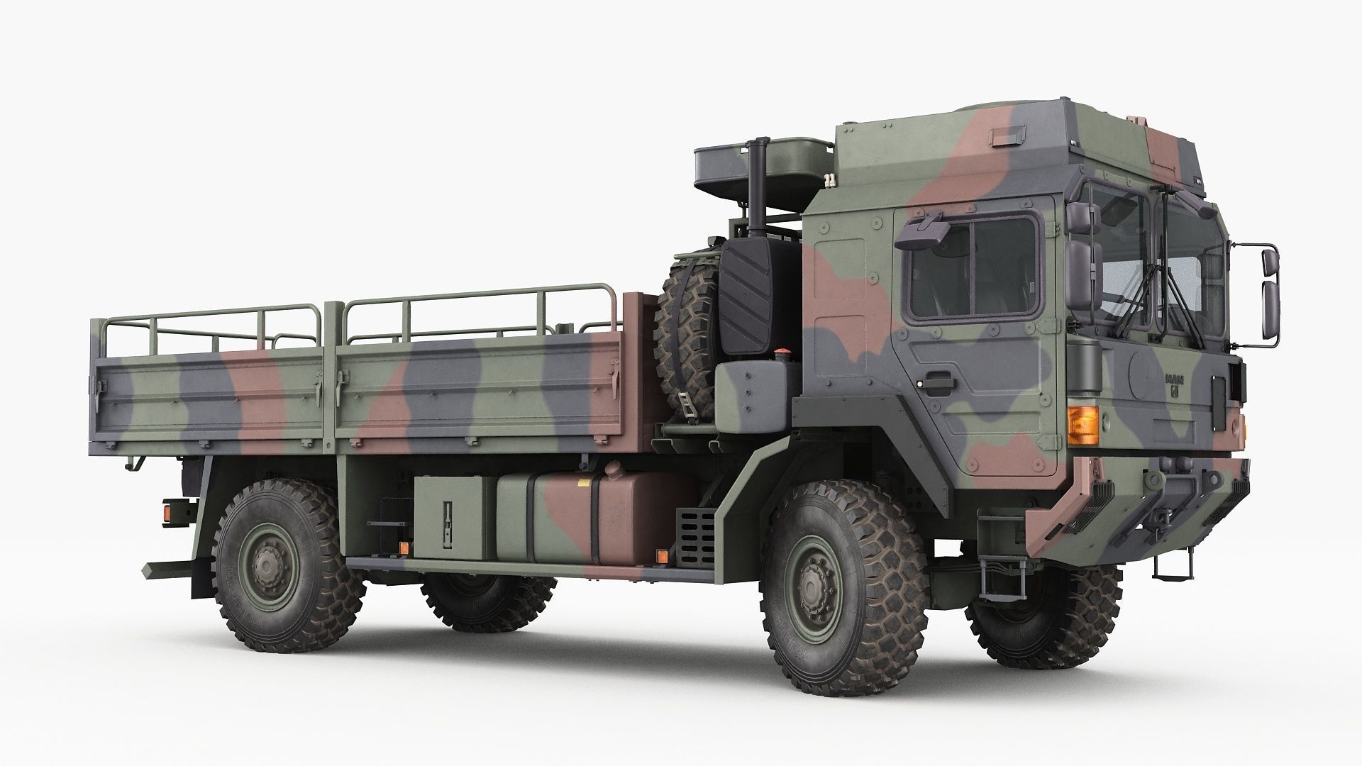 Military truck MAN HX60 3D model | CGTrader