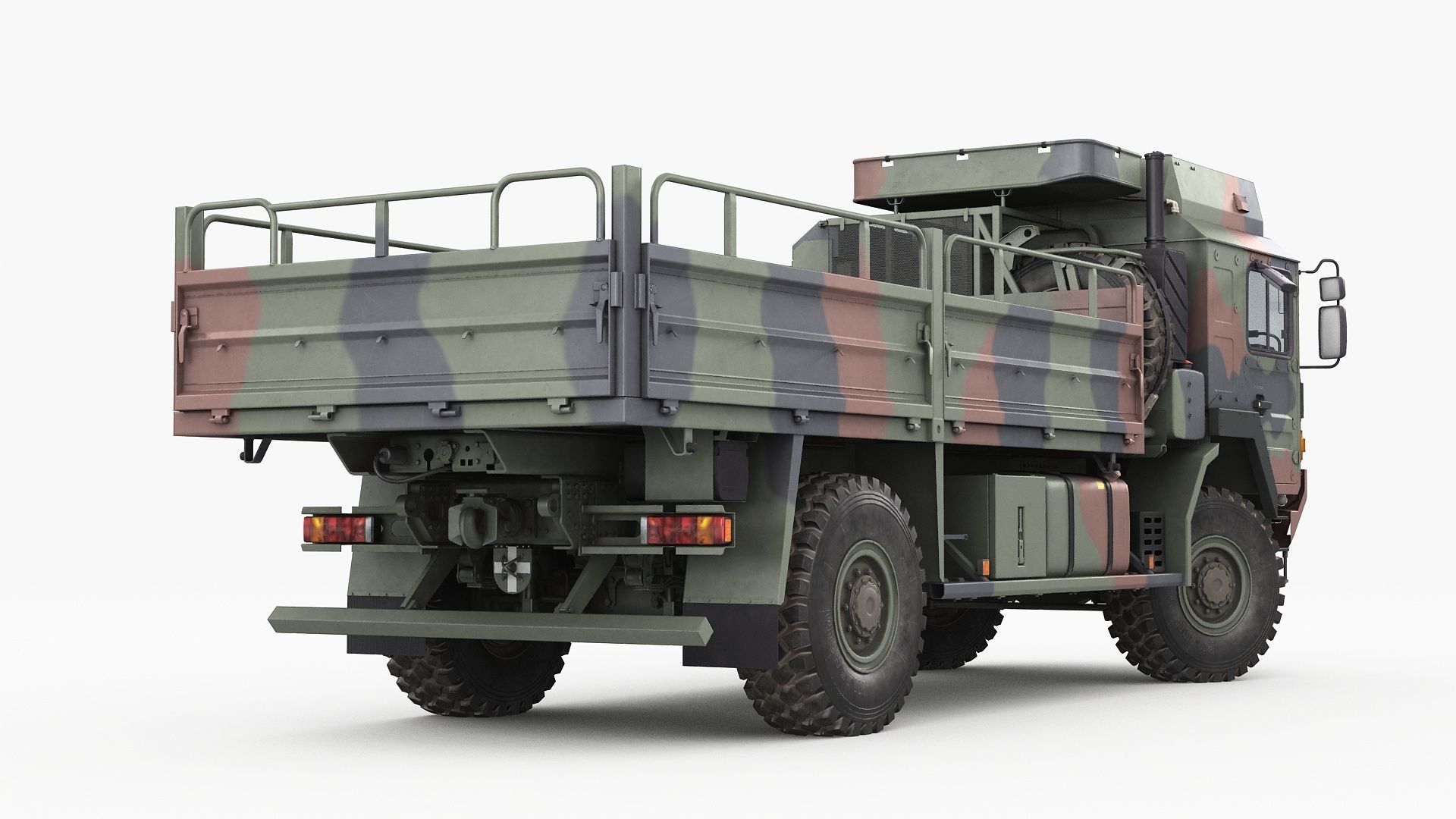 Military truck MAN HX60 3D model | CGTrader