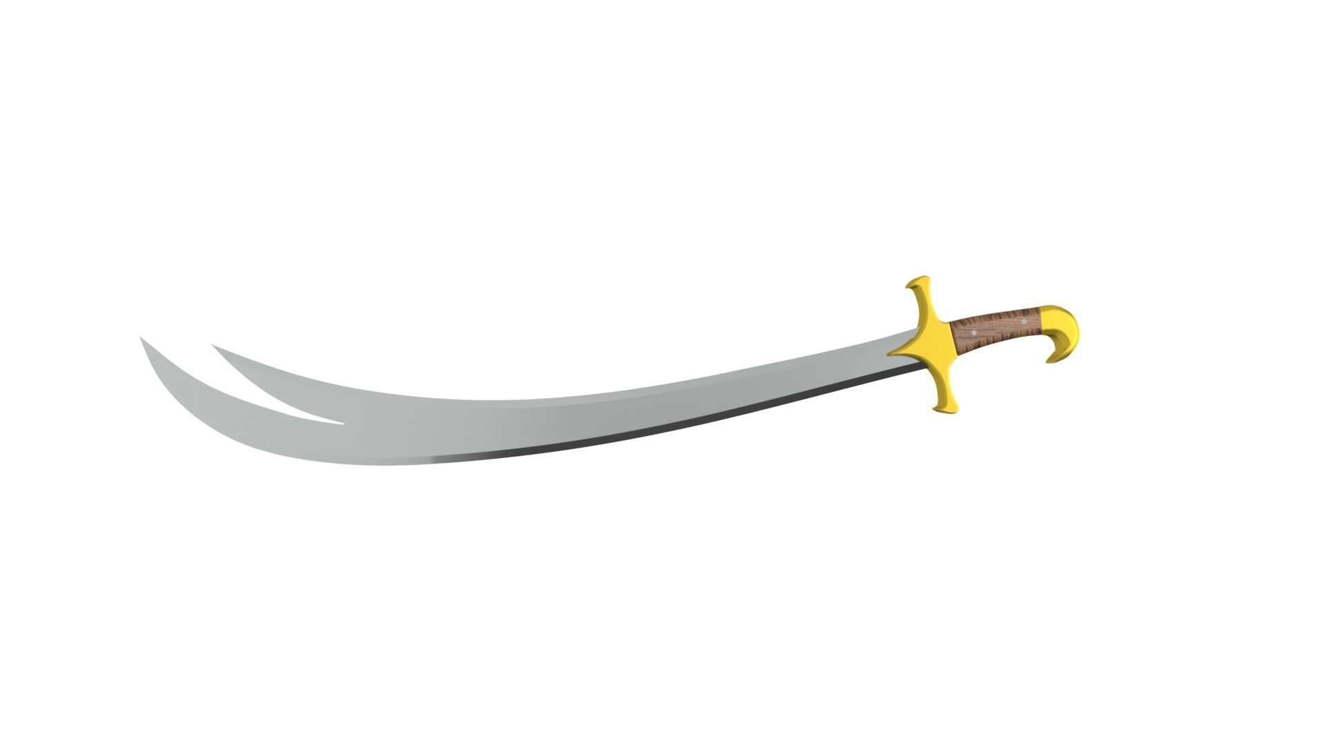 Double-headed Sword 3D model | CGTrader