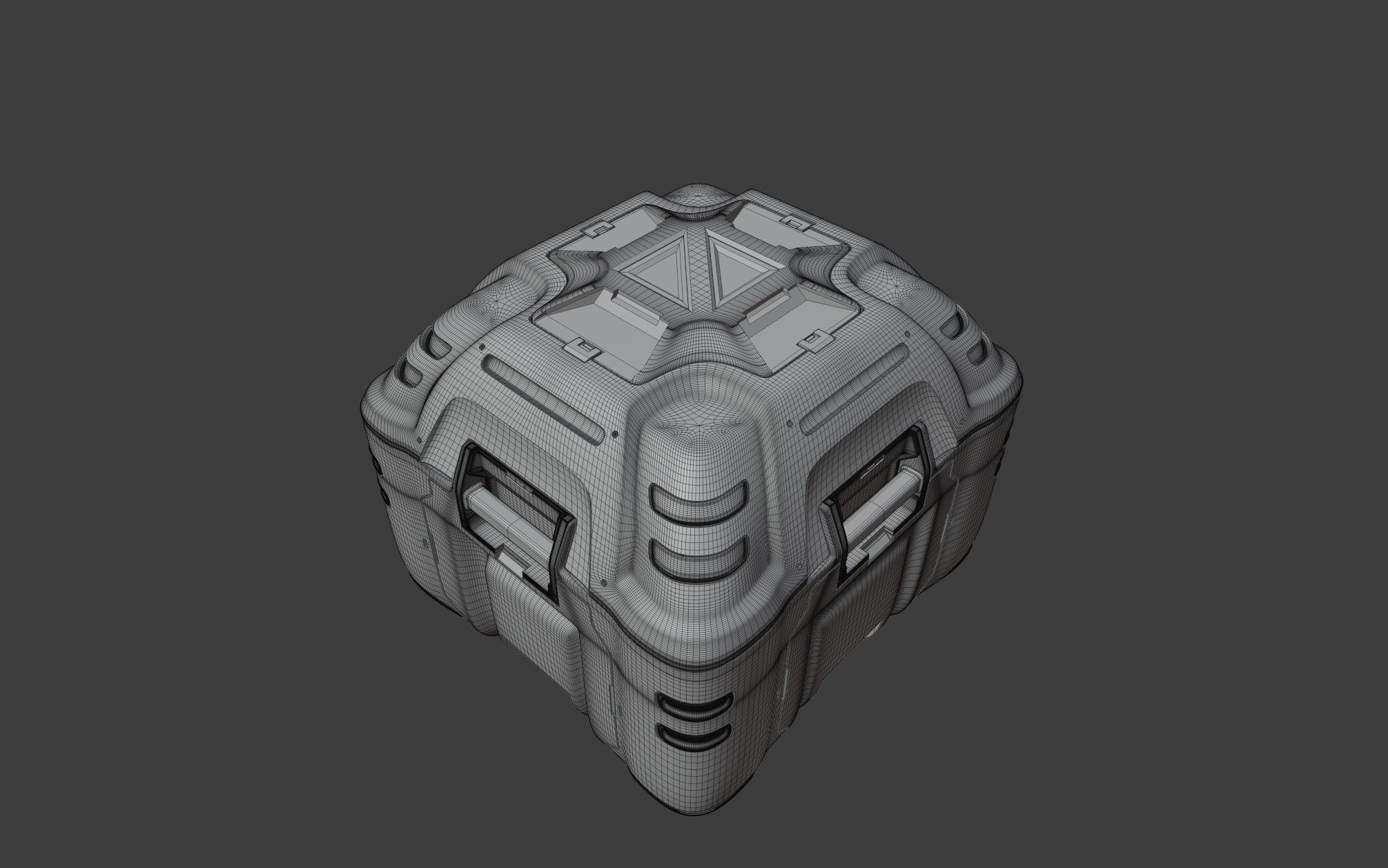 Pack 3D Concept sci fi box 3D model | CGTrader
