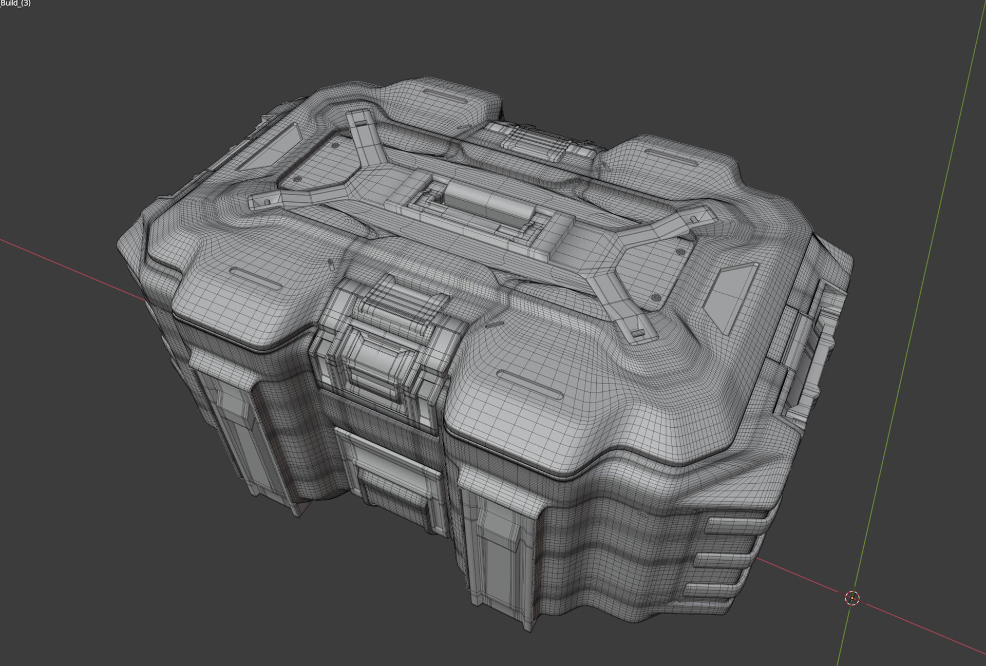Pack 3D Concept sci fi box 3D model | CGTrader