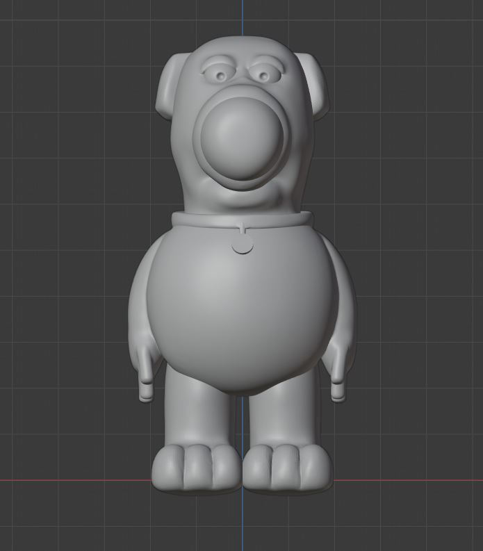 Brian Griffin 3D model 3D printable | CGTrader