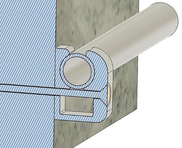 Pipe clamp holder pipe fixation hose 3D model 3D printable | CGTrader