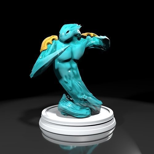 Water Elemental 3D model 3D printable | CGTrader