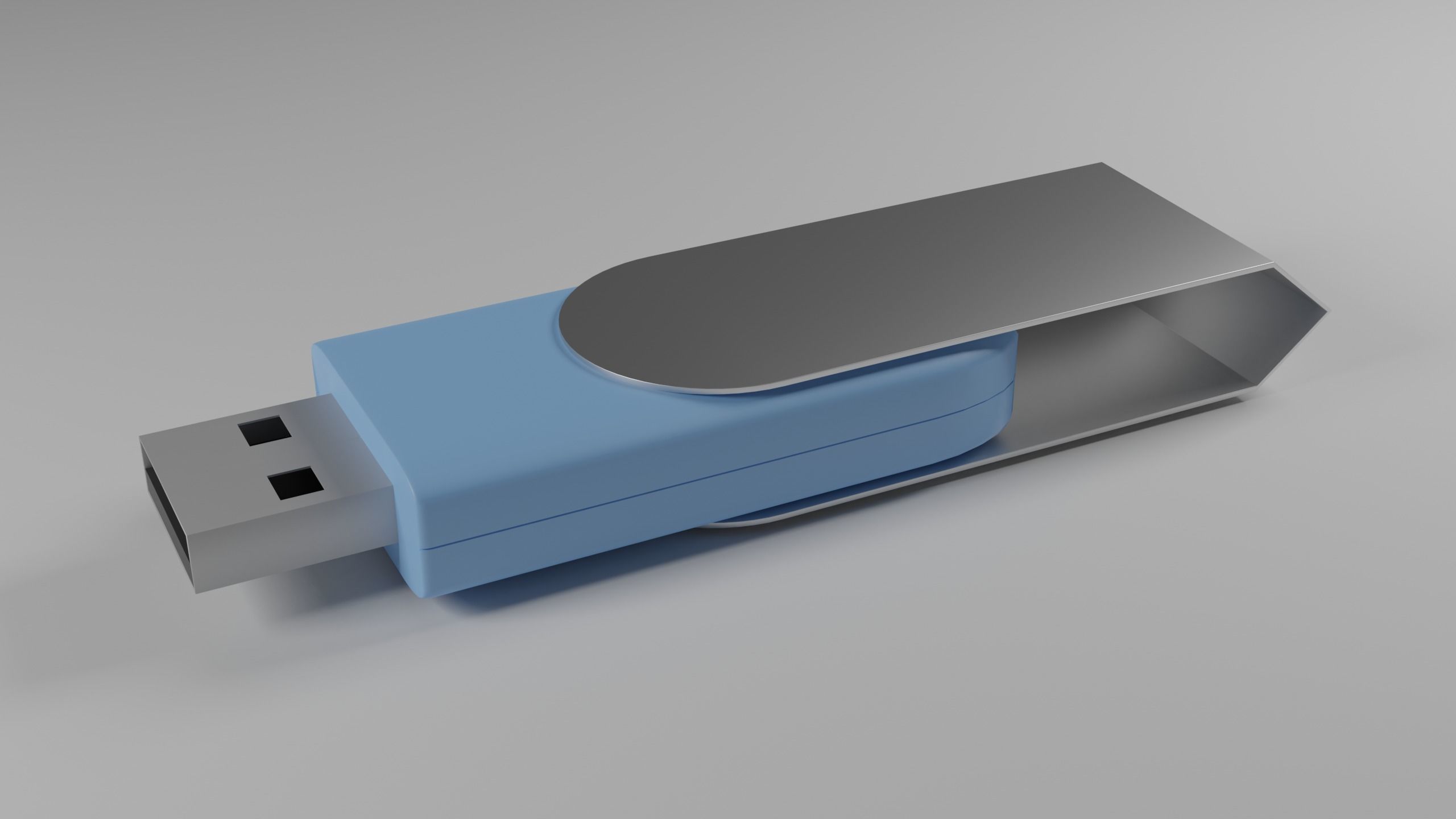 3D model USB Stick - Flip Design VR / AR / low-poly | CGTrader