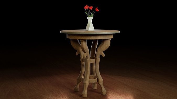 small table free 3D model | CGTrader