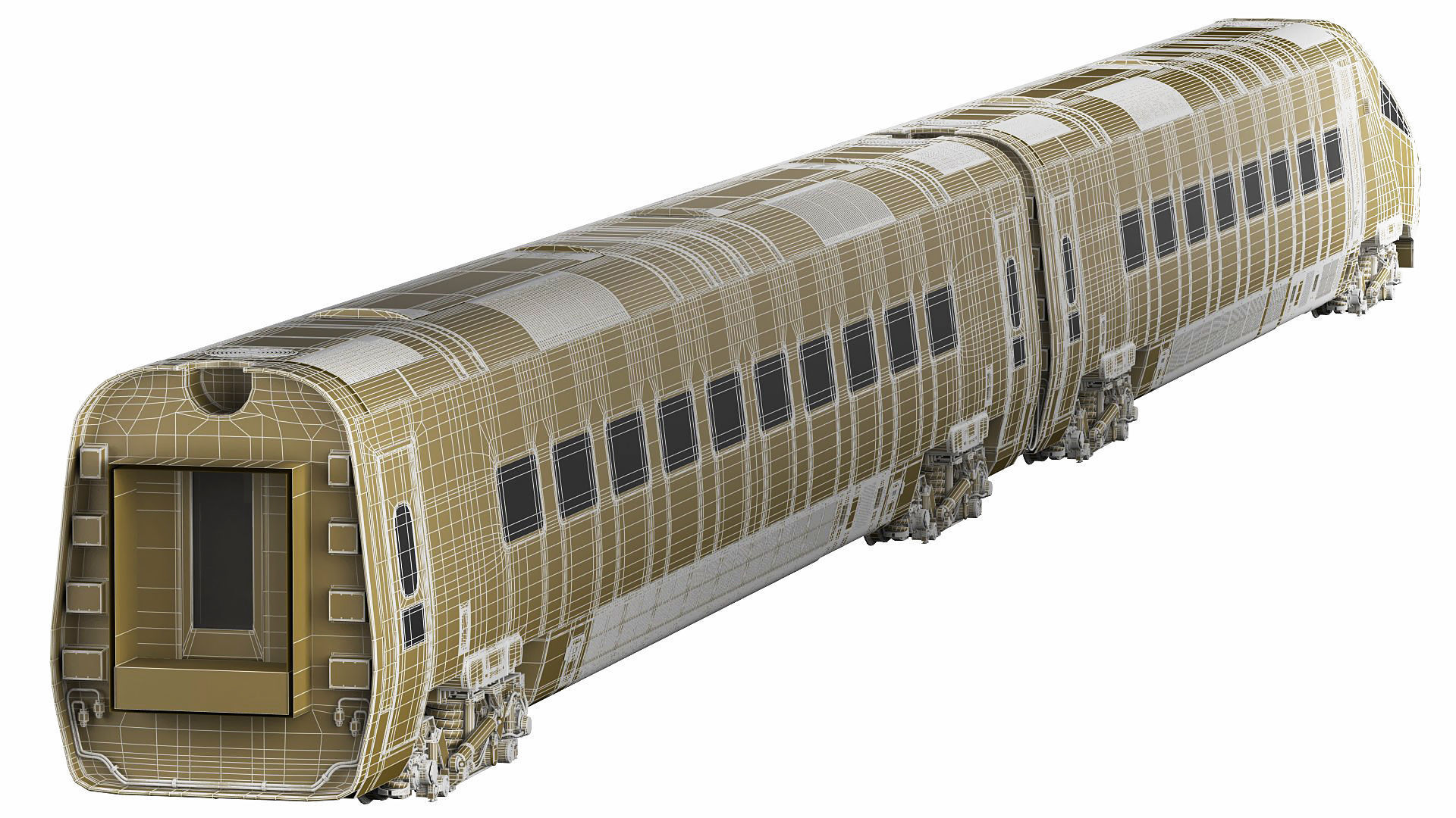 Train ETR610 Pendolino 3D model | CGTrader