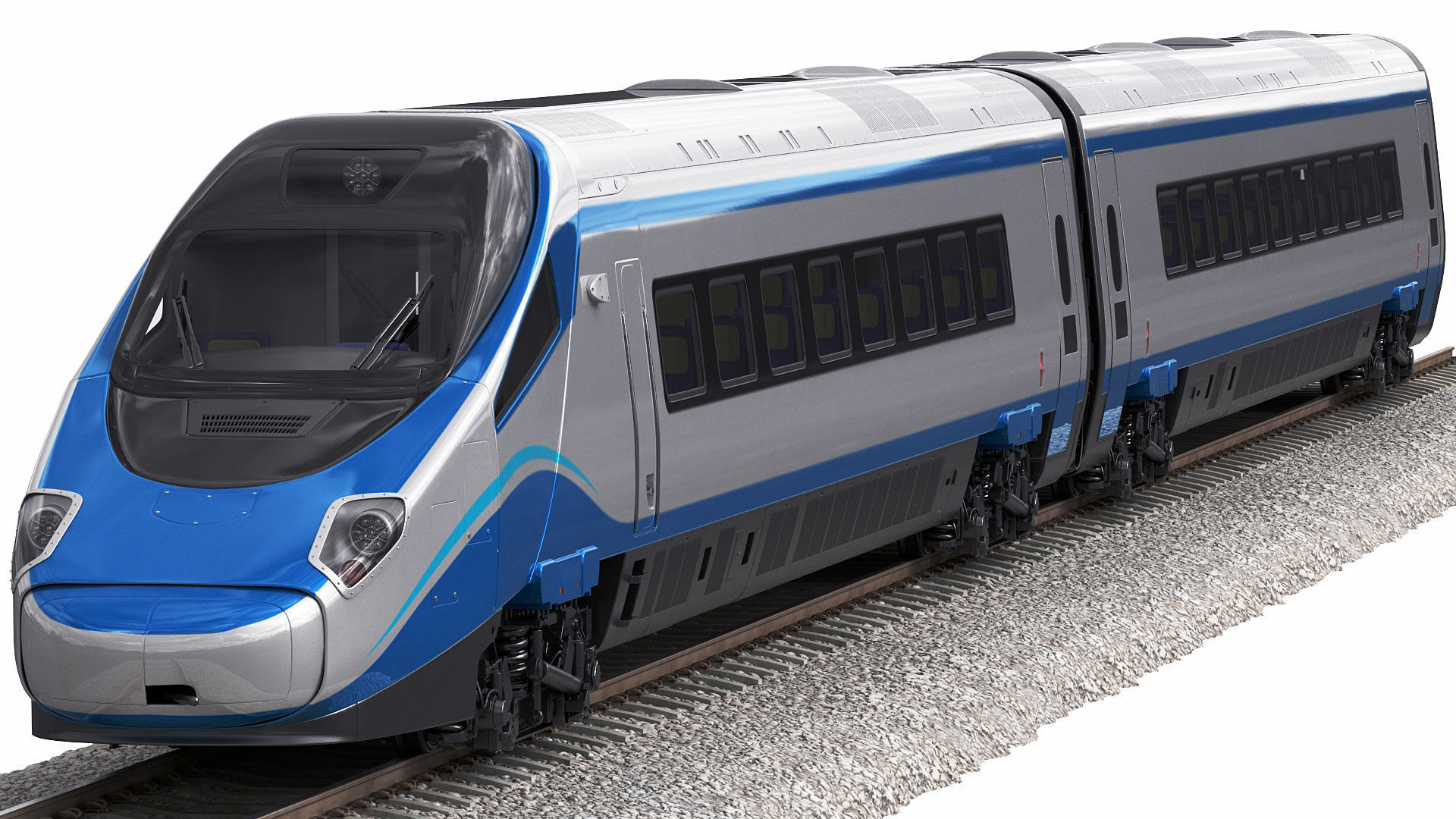 Train ETR610 Pendolino 3D model | CGTrader