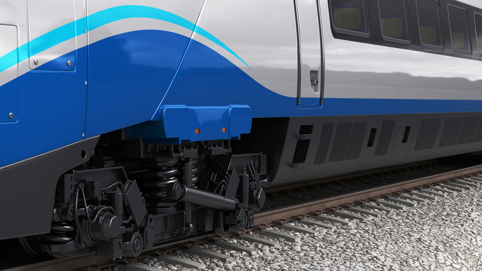 Train ETR610 Pendolino 3D model | CGTrader