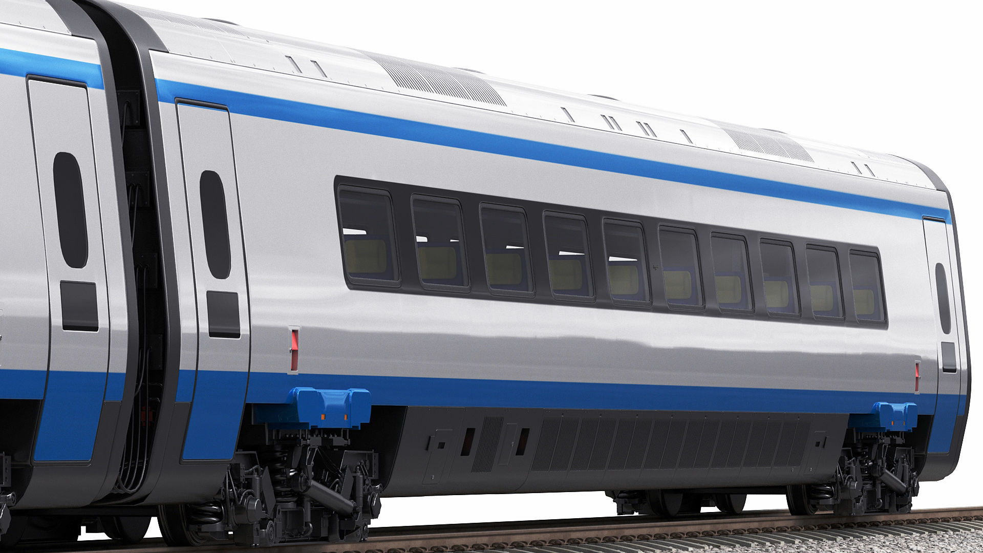 Train ETR610 Pendolino 3D model | CGTrader