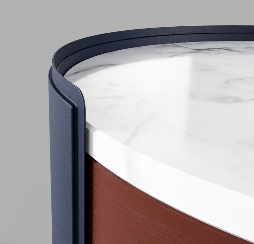 Camerich Harmon Round Coffee Table 3D model | CGTrader