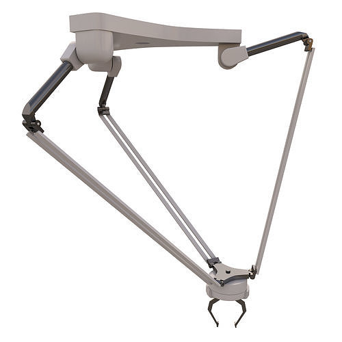 Robot Delta 3D model animated rigged | CGTrader