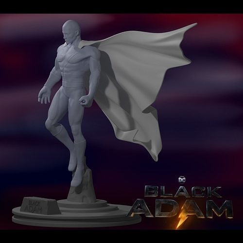Black adam 3d printable model 3D model 3D printable | CGTrader