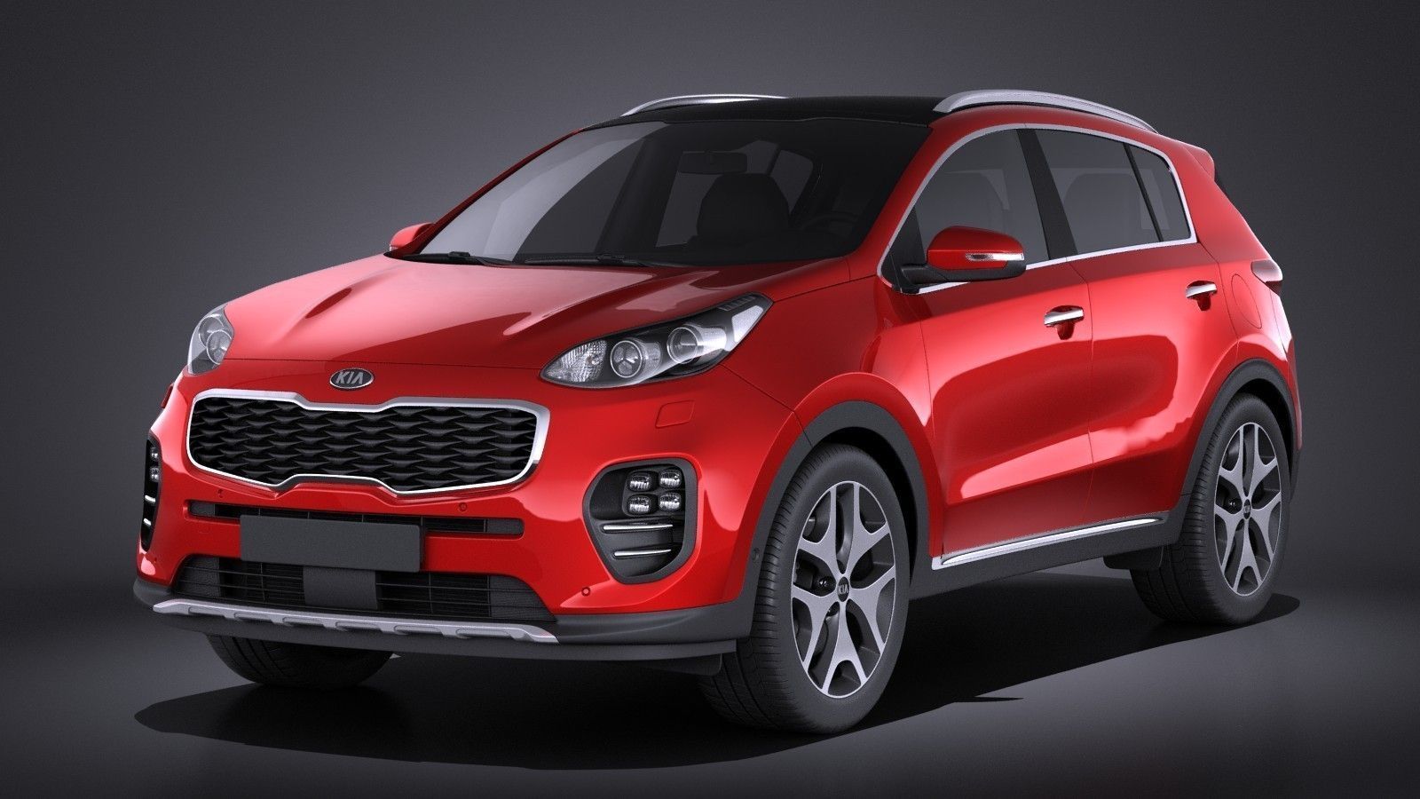 KIA Sportage 2017 3D Model CGTrader