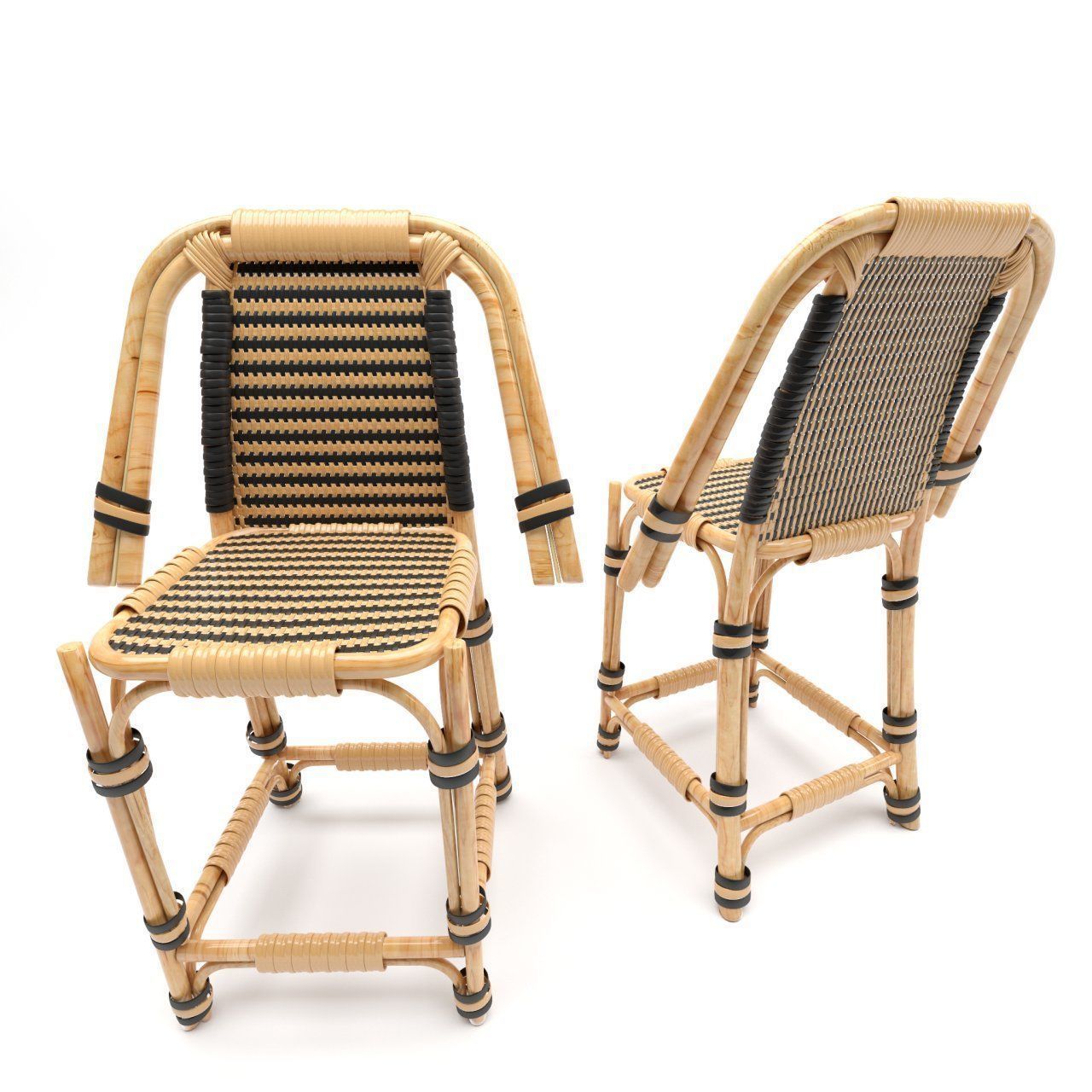 Rattan Chair free 3D model | CGTrader