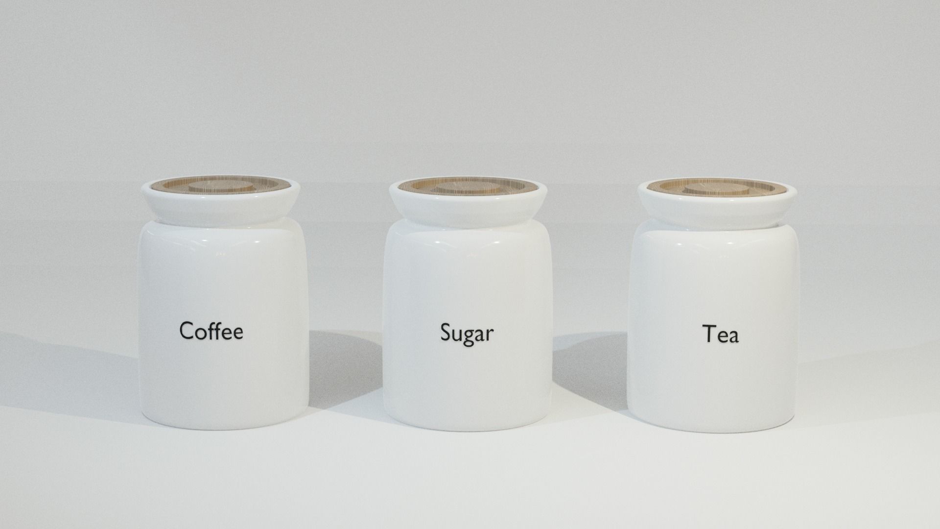 Tea and Coffee Jars 3D model | CGTrader