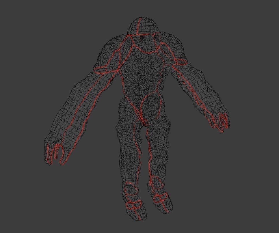 3D model Heavy mutant VR / AR / low-poly | CGTrader