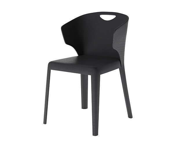 Shark plastic chair 3D model | CGTrader