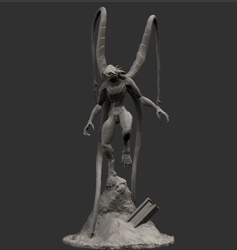 Love Death and Robots Khanivore Statue 3D model 3D printable | CGTrader