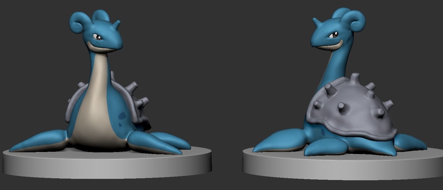 Lapras 3D model 3D printable | CGTrader