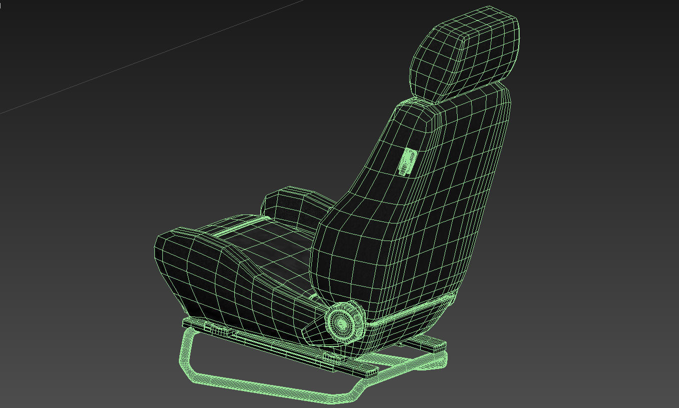 RECARO LS CLASSIC LINE SEAT 3D model | CGTrader