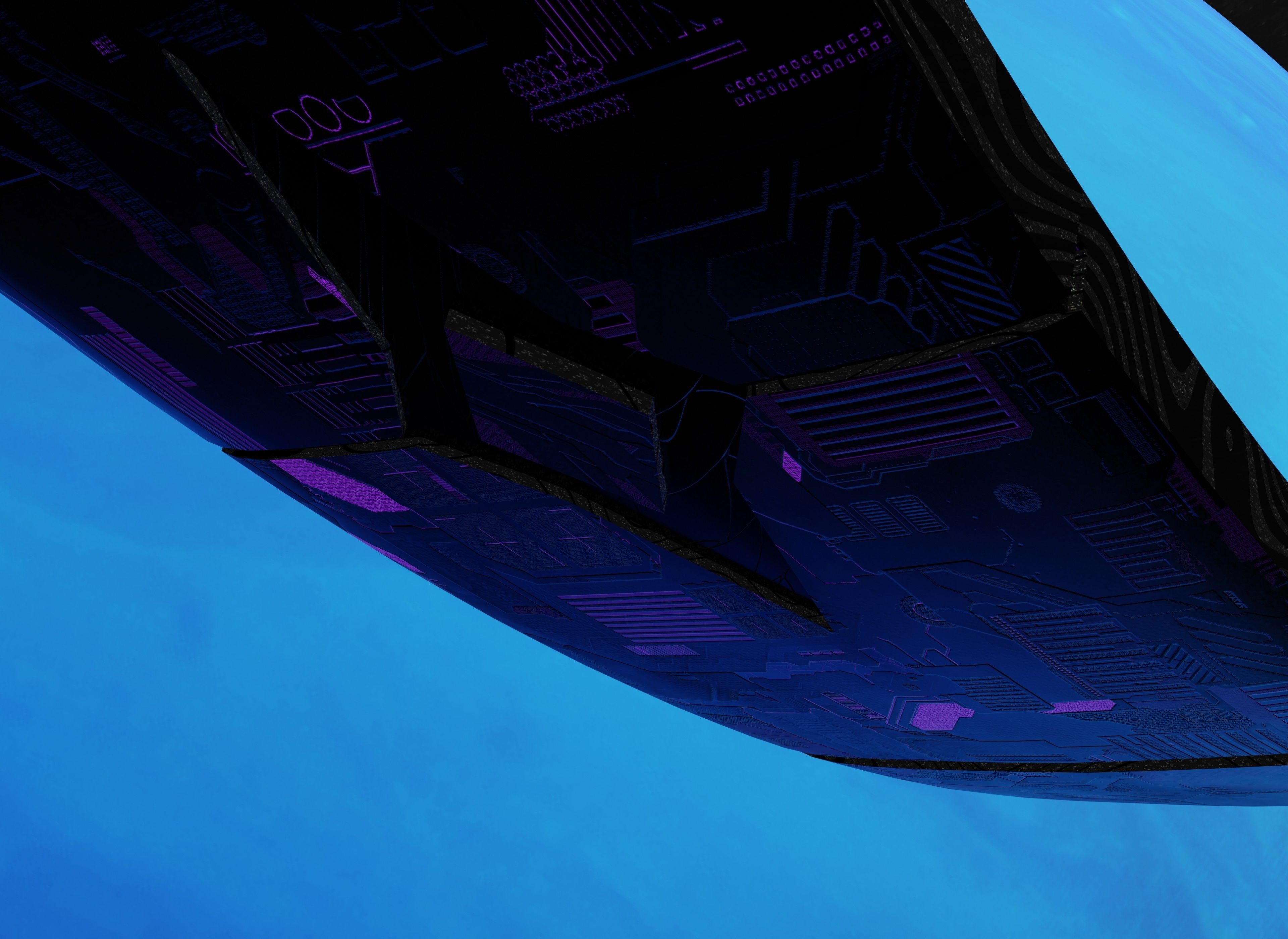 Country sized rotating space habitat 2 types with 4 gas giants 3D Model ...