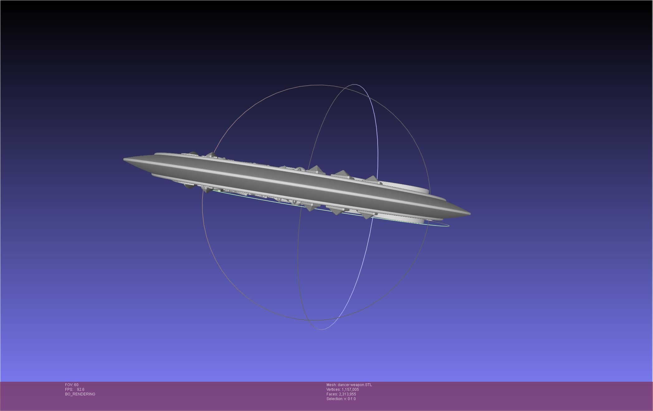 Final Fantasy XIV Dancer Disk Weapon Printable Assembly 3D model 3D ...