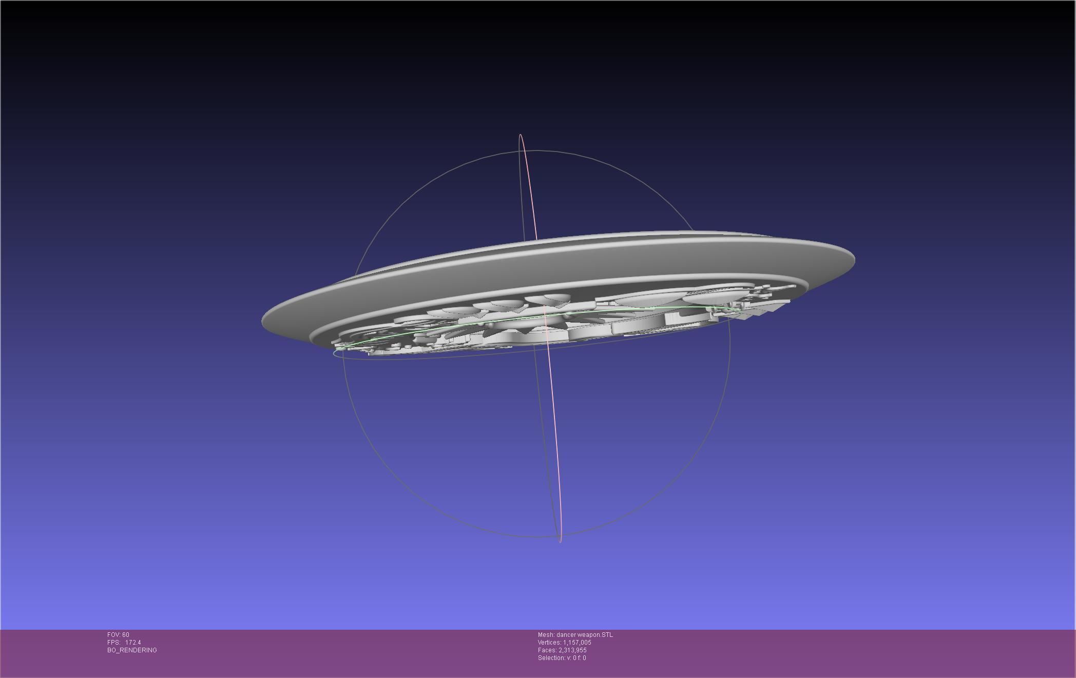 Final Fantasy XIV Dancer Disk Weapon Printable Assembly 3D model 3D ...