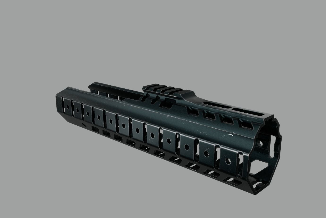 3D model Sig MCX Black mamba Low Visibility Assault Weapon handguard ...