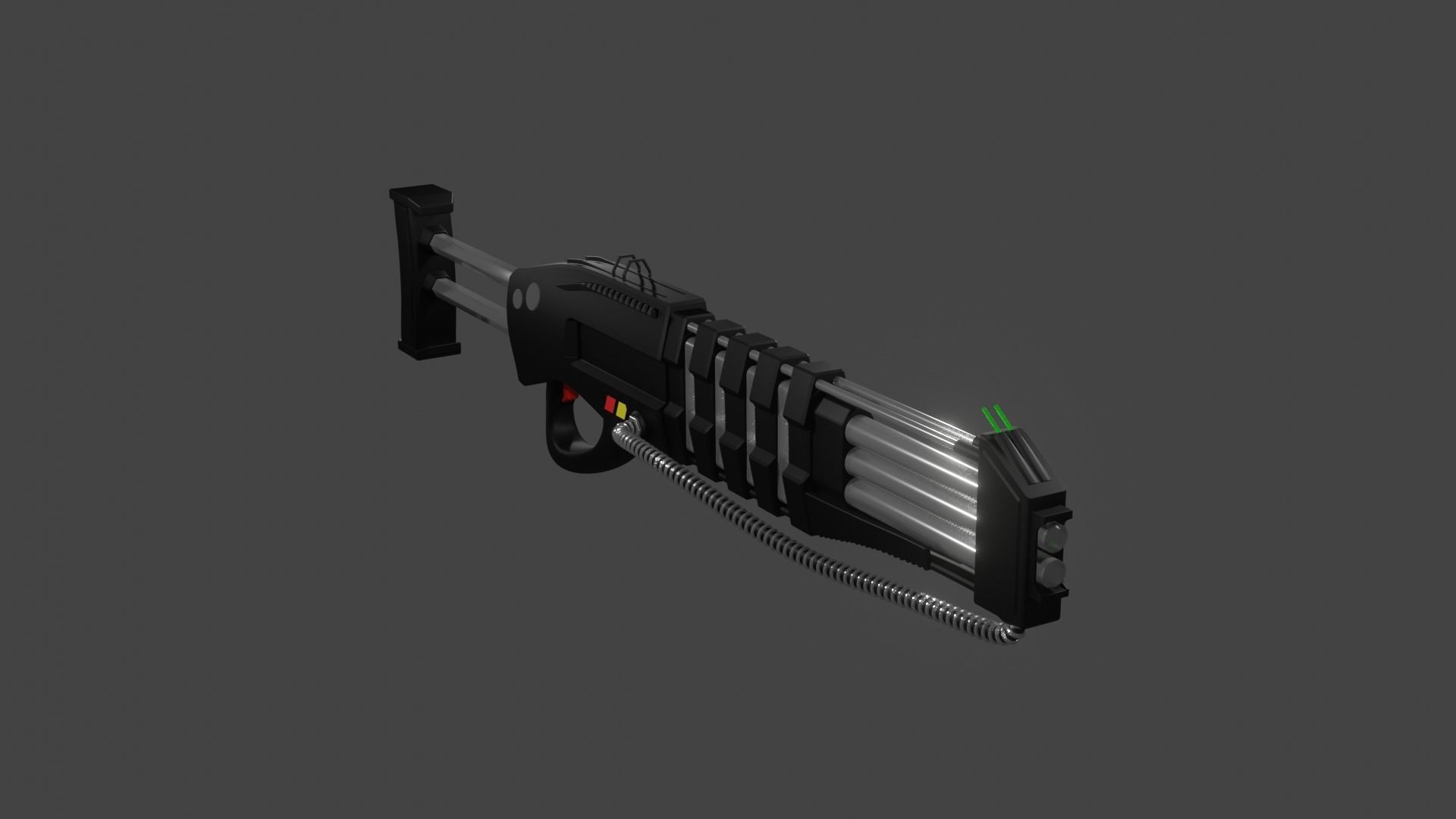 HAVOC200 Science Fiction Energy Rifle 3D model | CGTrader