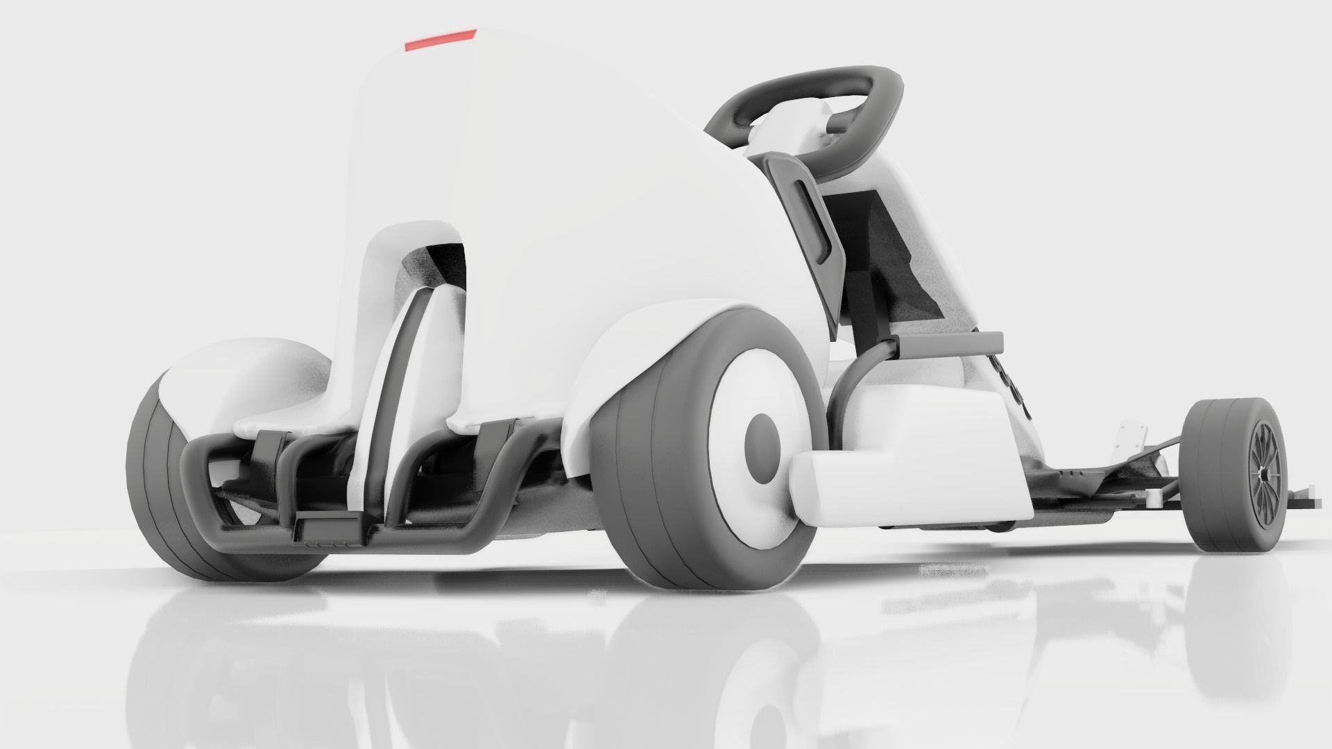 Ninebot go-kart 3D model rigged | CGTrader