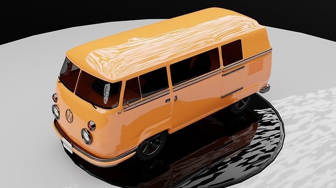 Volkswagen Transporter 3D model | CGTrader