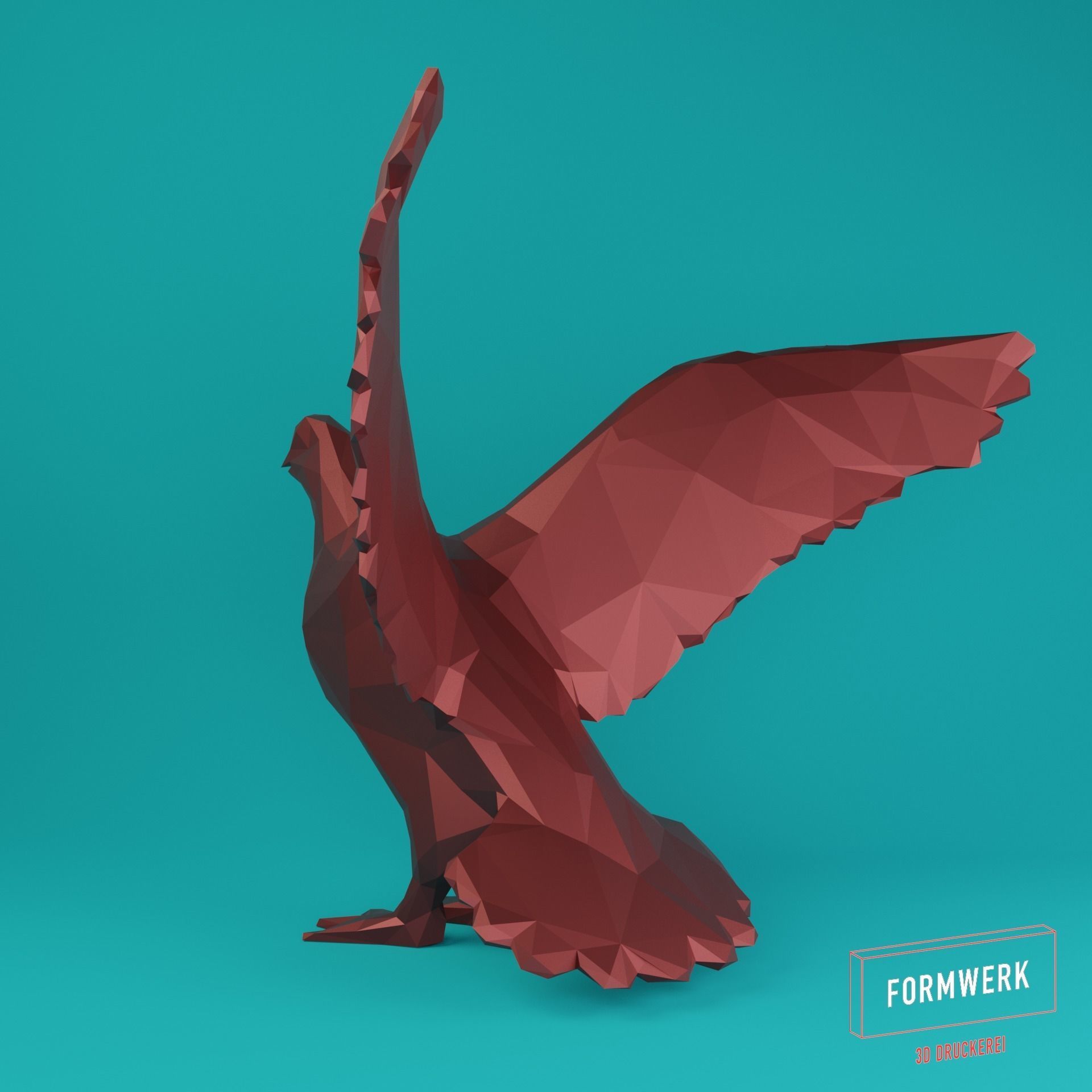 low poly dove 3D model 3D printable | CGTrader