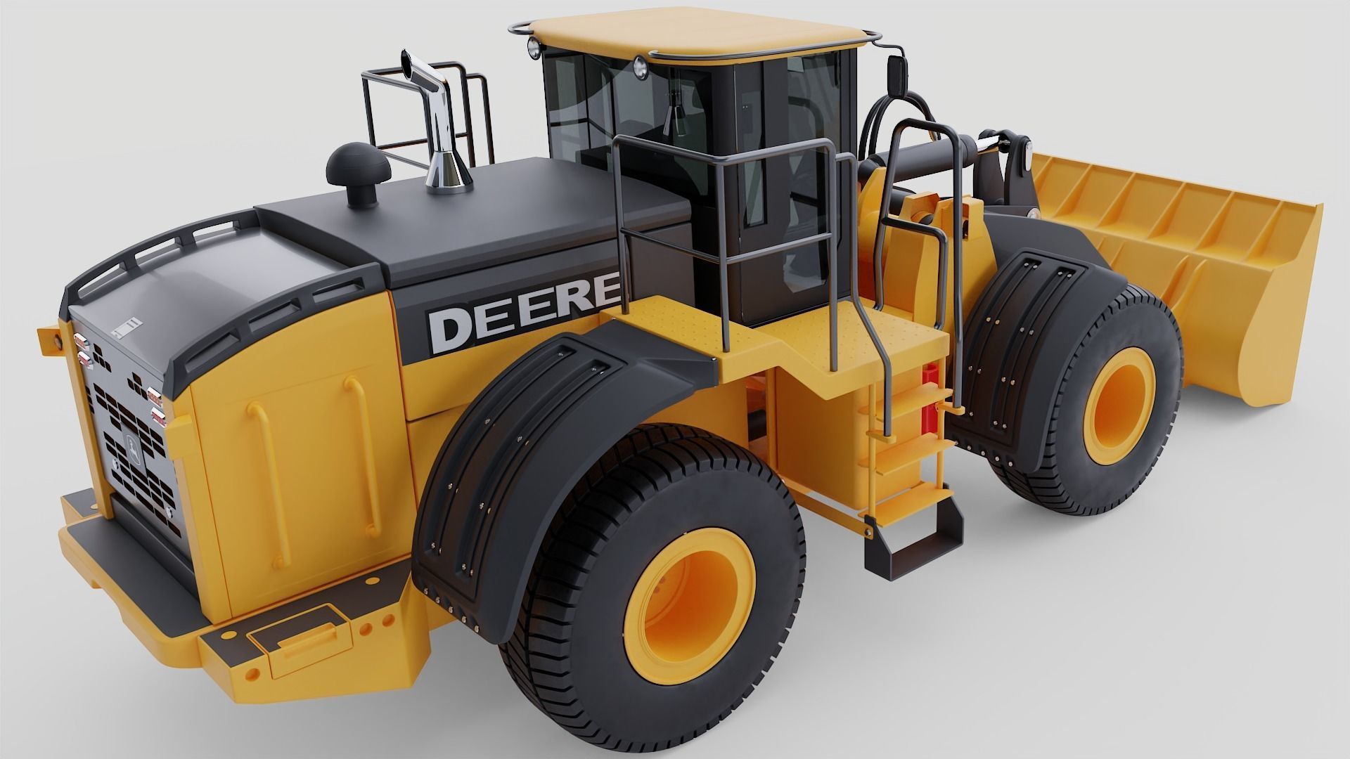 John Deere 744k Loader 3D model | CGTrader