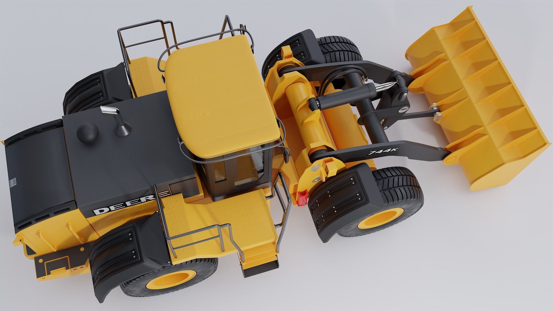 John Deere 744k Loader 3D model | CGTrader