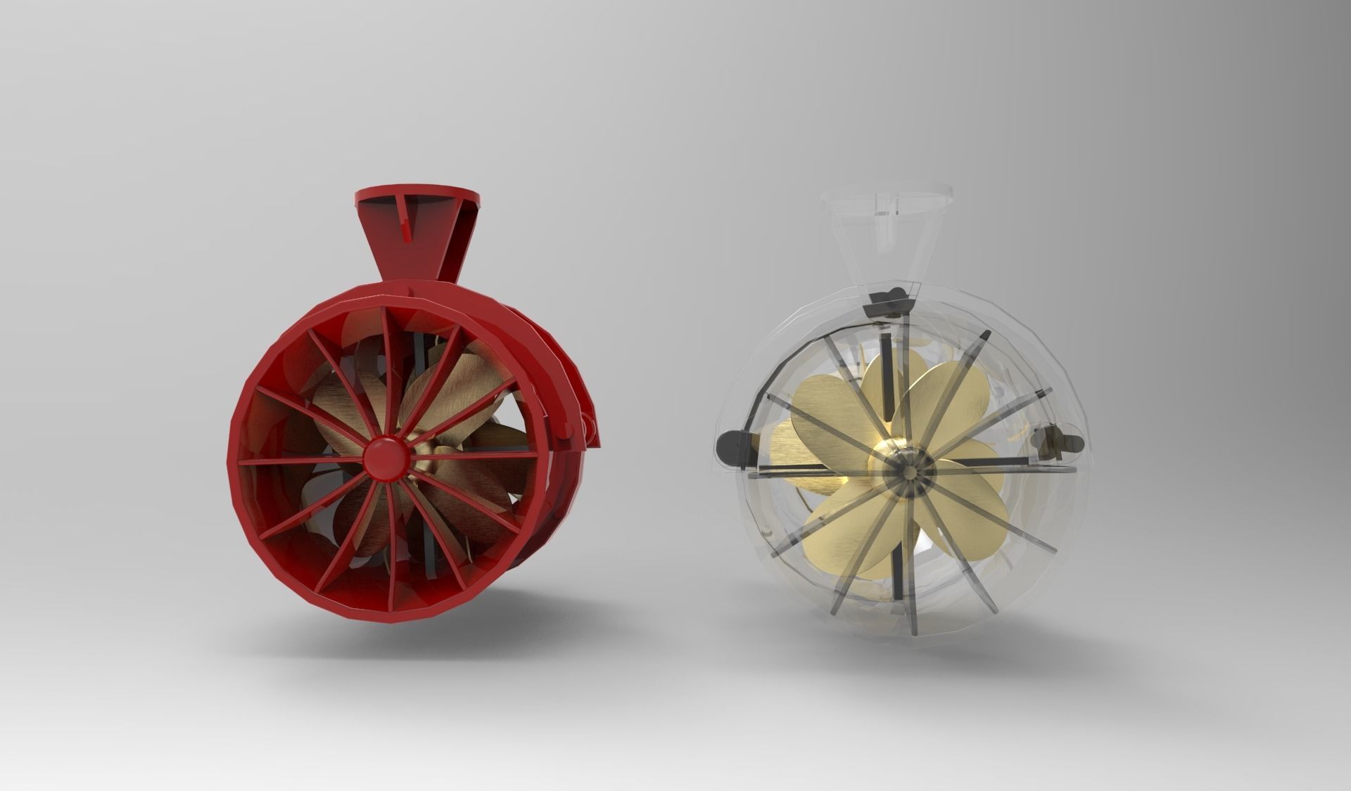 Water Jet Engine propeller 3D model | CGTrader