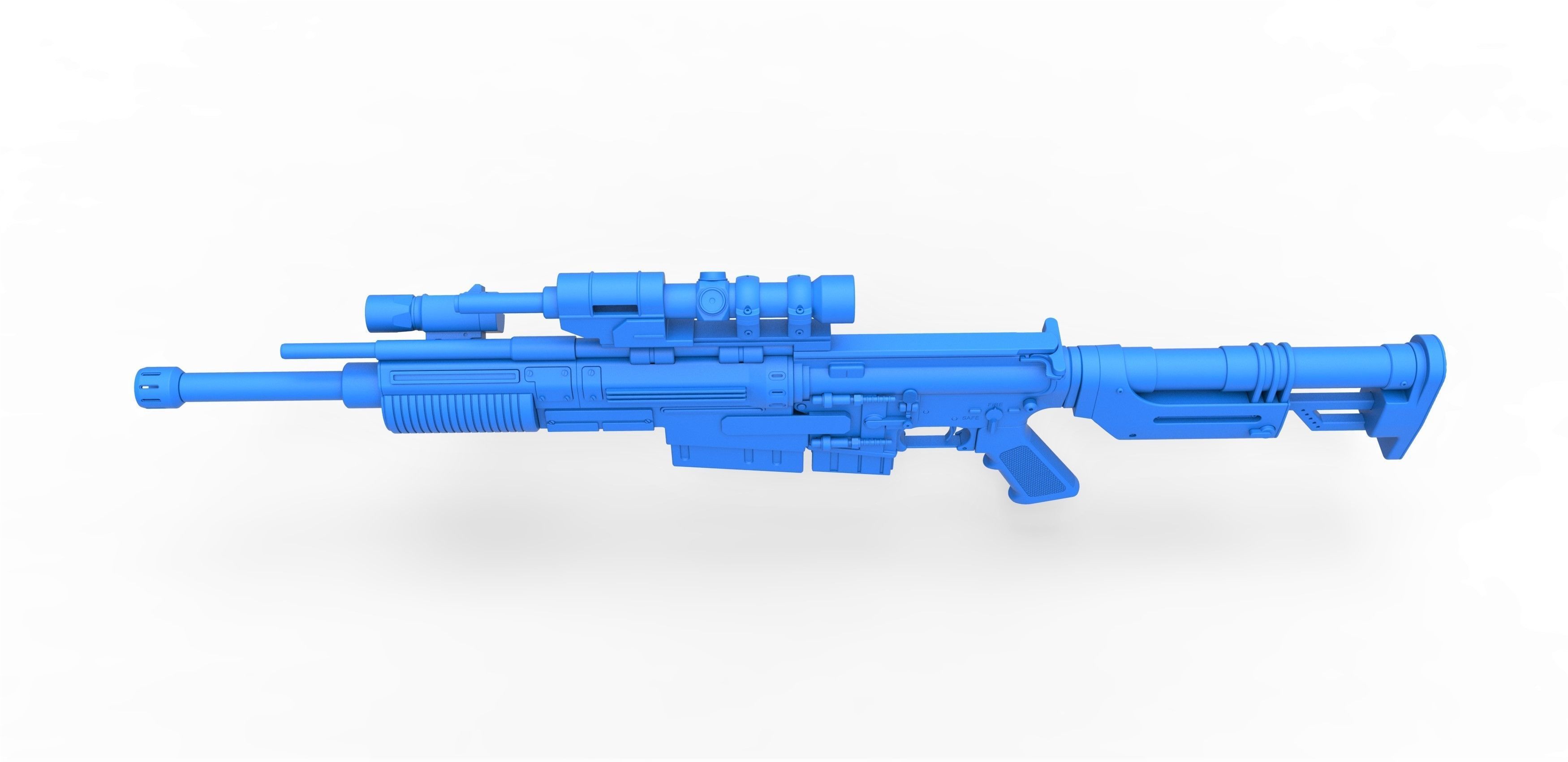 Blaster rifle A280-CFE from the movie Rogue One 2016 3D model | CGTrader