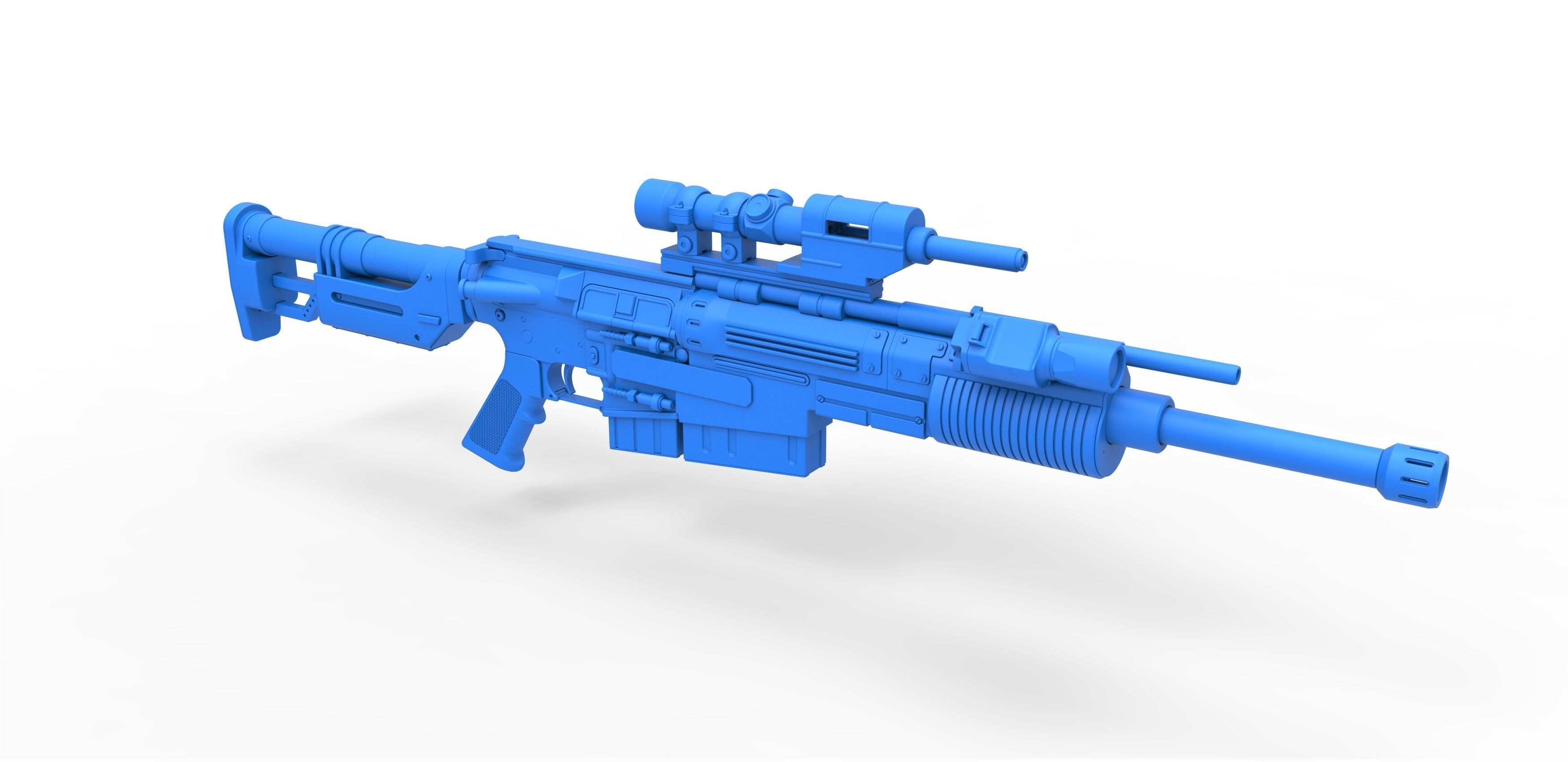 Blaster rifle A280-CFE from the movie Rogue One 2016 3D model | CGTrader