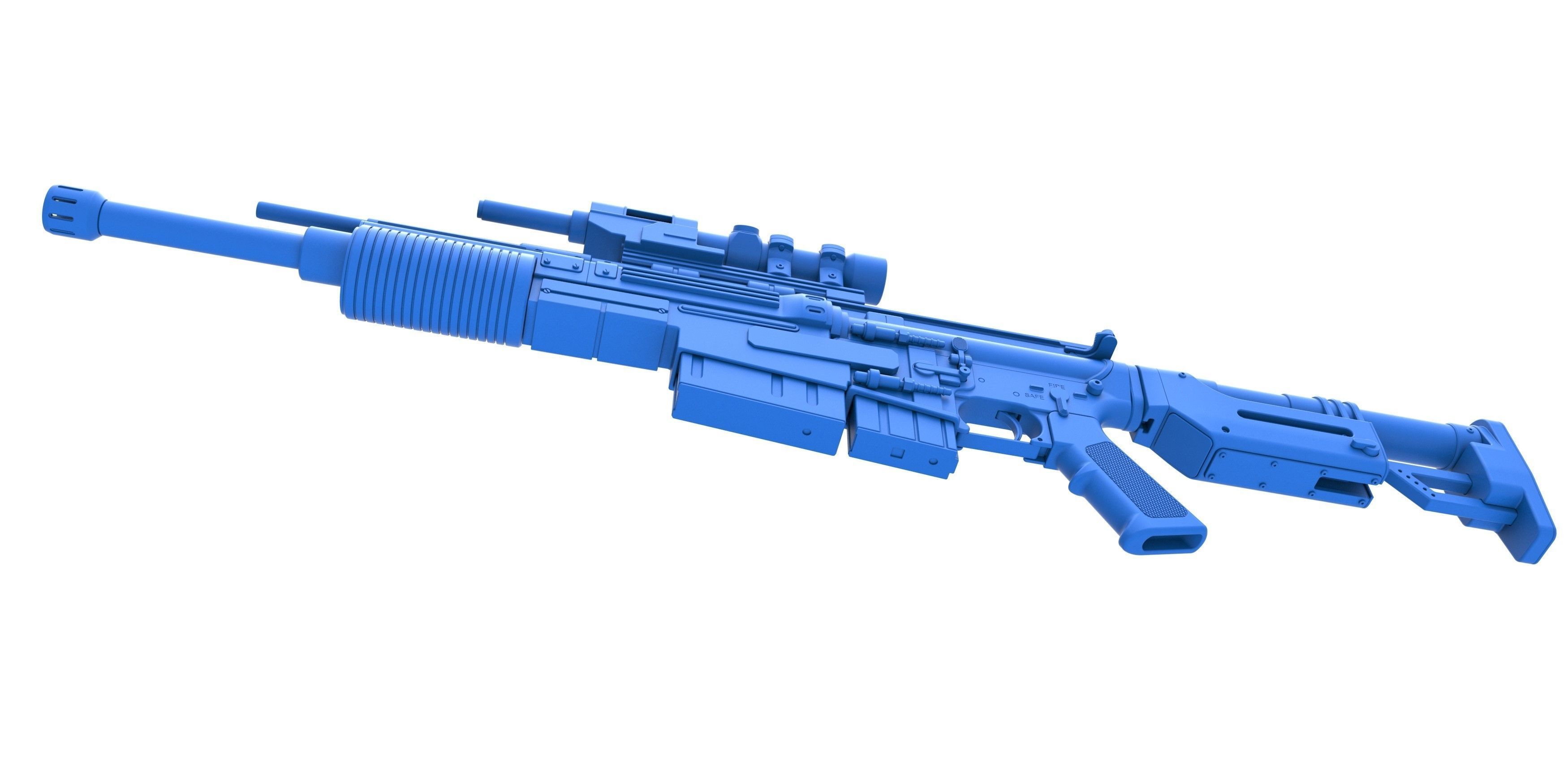 Blaster rifle A280-CFE from the movie Rogue One 2016 3D model | CGTrader