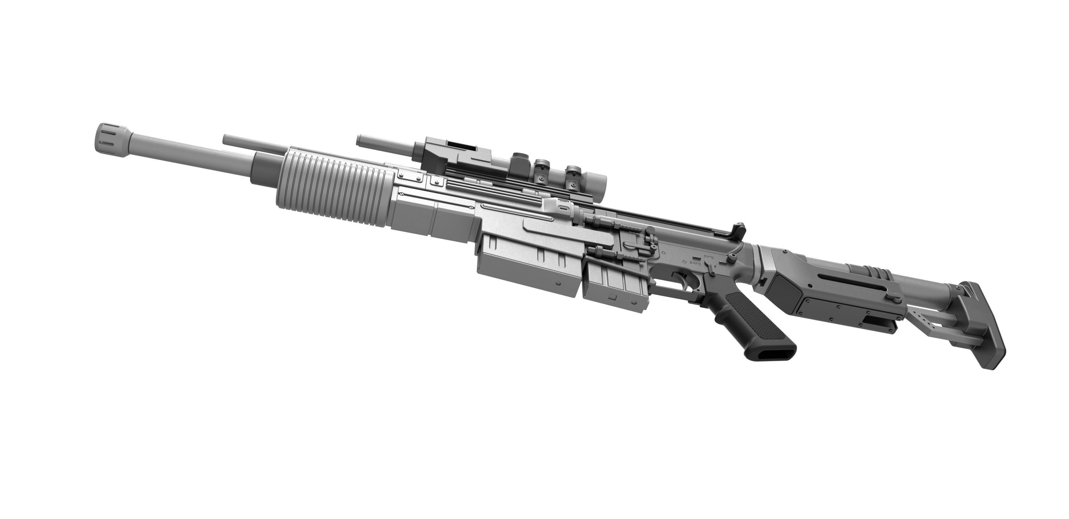 Blaster rifle A280-CFE from the movie Rogue One 2016 3D model | CGTrader